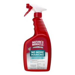 nature's miracle advanced platinum no more marking, 24 ounces, helps discourage repetitive pet marking