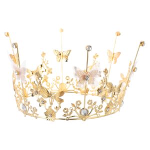 toyvian 1pc birthday cake decoration female birthday accessory crown women wedding headdress crafts for wedding party children's table decoration birthday bridal headdress