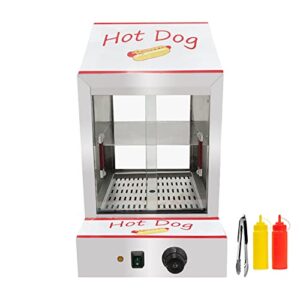 commercial hot dog machine with bun warmer hot dog steamer electric hotdog display case for hotdogs and buns