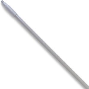 sparta 41225ec23 fiberglass broom handle, mop handle, replacement handle with acme threaded tip for commercial cleaning, 48 inches, gray