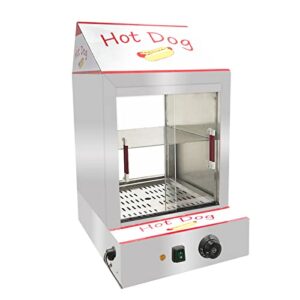 Commercial Hot Dog Machine With Bun Warmer Hot Dog Steamer Electric Hotdog Display Case For Hotdogs And Buns