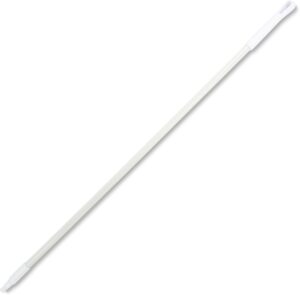 sparta 41226ec02 fiberglass broom handle, mop handle, replacement handle with acme threaded tip for commercial cleaning, 72 inches, white