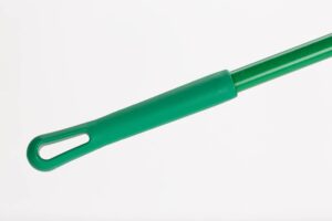 sparta 41225ec09 fiberglass broom handle, mop handle, replacement handle with acme threaded tip for commercial cleaning, 48 inches, green