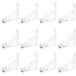 doitool 12pcs tablecloth holder table cover clamps table cloth clips for outdoor picnic tables large tablecloth clips picnic table clips hidden securing clip fastener dinner party