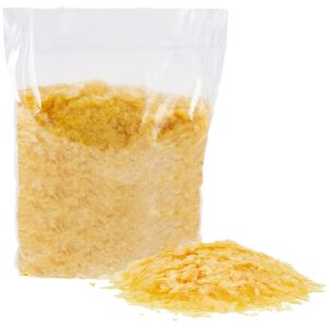 1.1 lb/ 17.6 oz shellac flakes blonde shellac finish for home wood craft decoration household painting supplies (1 pack)(light color)