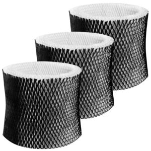 sunrra hwf64 humidifier filter for sunbeam humidifier filter b, scm1746, long-last & sturdy, fits holmes hm1746, hm-1745 and bionaire bwf64, 3 pack