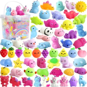 150 pack mochi squishy toys kawaii squishies stress relief toys pack for kids boys girs party favors bulk easter egg fillers easter hunt basket pinata stuffers