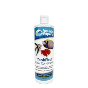 tankfirst complete aquarium water conditioner - fish water conditioner, instantly removes chlorine, chloramines, and detoxifies ammonia from fish tank (tankfirst regular, 250 ml)