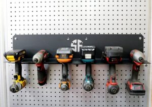 power deck cordless tool holder 6 slot for drills and impacts various brands speed fabrication tool holder american made