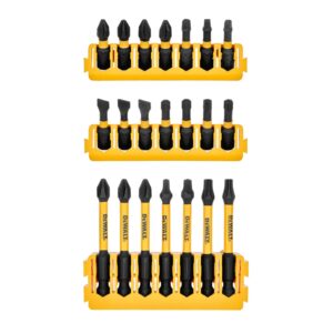 dewalt bytc flex torq set #2 phillips/#8 slotted set shank screwdriver bit set screwdriver (21-piece) (dwabytft-21)