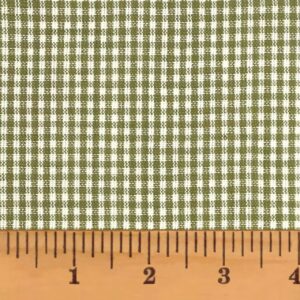 sage green 2 plaid homespun cotton fabric by jcs - sold by the yard