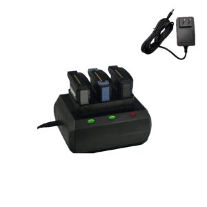 3-slot battery charger cradle with adapter for zebra mc9300 mc930b-g