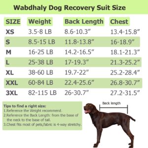 Wabdhally Dog Surgery Recovery Spay Suit,Surgical Suit for Medium Female Dogs,Soft Combed Cotton,Striped Pink Zipper Onesie M