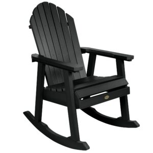 highwood ad-rkch6-bke hamilton rocking chair, black