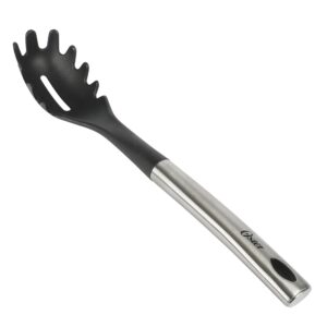 oster baldwyn 13" nylon spaghetti server - black w/stainless steel handle