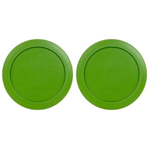 replacement lid for pyrex 5" storage plastic cover 2 cup bowl 7200-pc turqoise (2-pack)