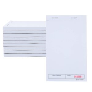 dgbdpack guest checks pads ep-gckdup-1 (10 pads), total 500 blank waiter pad, server order pads