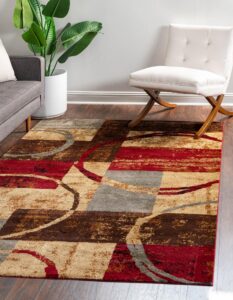 rugs.com cafe collection rug – 10' x 14' multi medium rug perfect for living rooms, large dining rooms, open floorplans