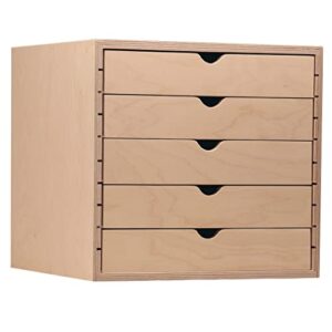 stamp-n-storage drawer cabinet - 5 double 2" drawers (will fit ikea kallax shelving unit)