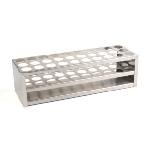 labinvo 30holes(3×10) tube rack, suitable for tubes of dia.≤18mm,stainless steel test tube holder, in-ttrs30a