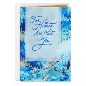 hallmark sympathy card from both or from all (our hearts are with you) (5rzb2133)