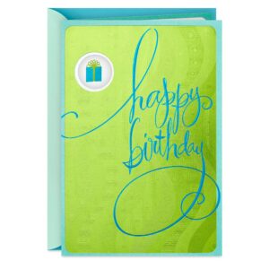 hallmark birthday card (good wishes)