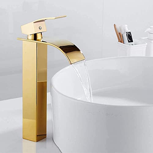 Kitchen Faucet Kitchen Sink Faucet Stainless Steel Taps Faucet, Basin Faucet, Water Tap, Bathroom Faucet, Solid Gold Faucets, Single Handle Water Sink Tap Mixer, Bath Room Taps