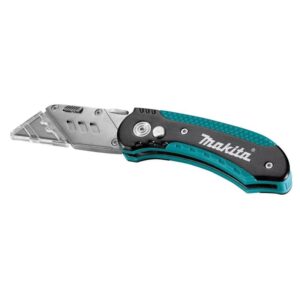 makita quick change folding utility knife with 10 blades