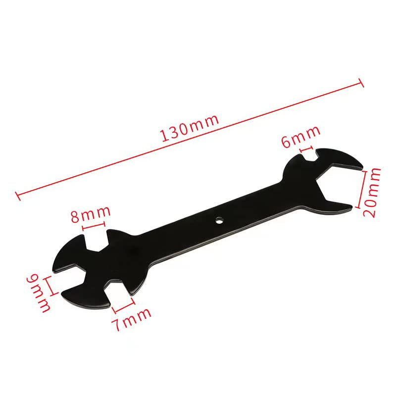 AIMPGSTL 3D Printer 5 in 1 Multi-Function Wrench Tool for Fixed Mk8 Ender 3 Brass Nozzle 3D Printer Accessories