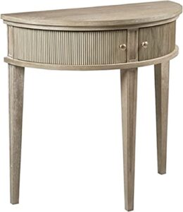 martha stewart console table for entryway with storage farmhouse living room furniture décor, 31" w x 14" d x 30" h, reclaimed greige