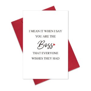 ogeby funny boss birthday cards gifts for boss women men, happy boss’s day card gifts for him her, you are the boss that everyone wishes they had