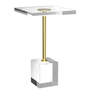 acrylic side table, acrylic end table, lucite side table, clear end table, lucite table, acrylic table, clear nightstand, clear bedside table, acrylic accent table, acrylic furniture tables, square