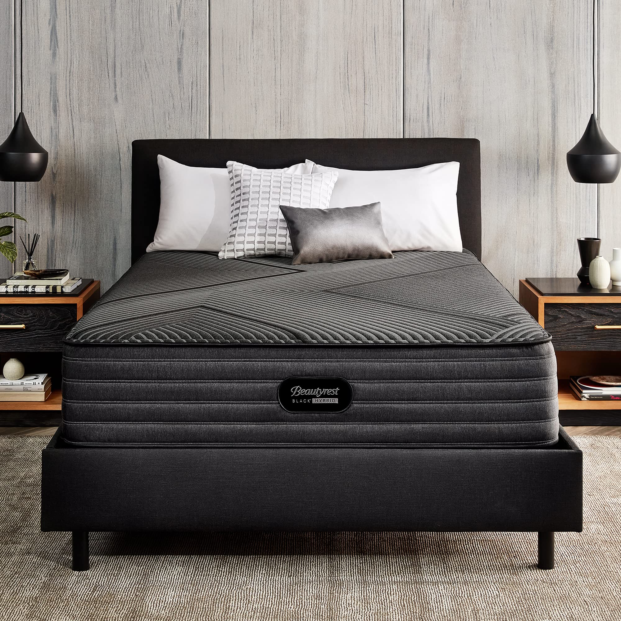 Beautyrest Black Hybrid LX-Class 13.5” Firm Twin XL Mattress, Cooling Technology, Supportive, CertiPUR-US, 100-Night Sleep Trial, 10-Year Limited Warranty