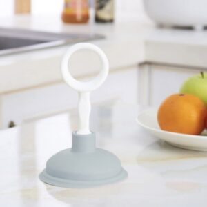 Muellery Kitchen Sink Plunger Small Liquid Plumber Plunger Mini Sink Plunger Bathtub Blue TPQK89501Blue