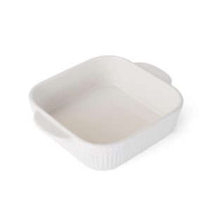 mikasa italian countryside square casserole baker, 9 inch