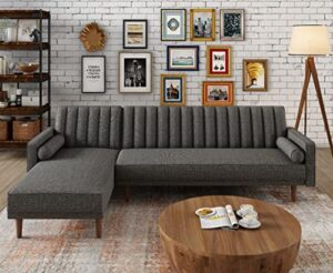 gold sparrow sonoma sectional, charcoal