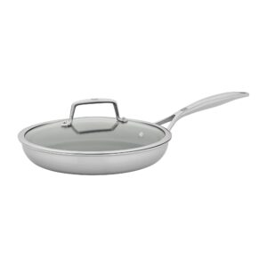 zwilling spirit energy + 10-inch stainless steel ceramic nonstick fry pan with lid