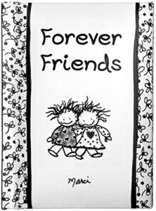 blue mountain arts mini book (forever friends)—friendship gift for christmas, birthday, or just because, by marci & the children of the inner light, 4 x 3 inches