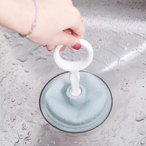 Muellery Kitchen Sink Plunger Small Liquid Plumber Plunger Mini Sink Plunger Bathtub Blue TPQK89501Blue