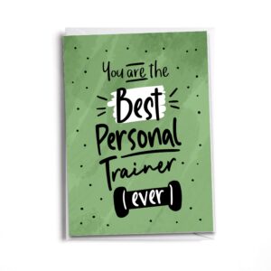 sole inspired personal trainer thank you card | fitness card