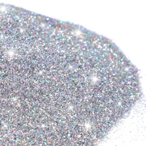 500g glitter paint additive silver holographic glitter paint additive silver holographic metallic glitter powder mix with acrylic paint for interior exterior wall ceiling wood