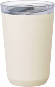 kinto 20441 to-go tumbler, 12.2 fl oz (360 ml), plug, white