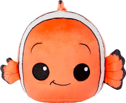 Mattel Disney100 Finding Nemo Cuutopia Plush Toys 4-Pack, Collectible Set of Soft 5-Inch Pillow Dolls Inspired by Fan-Favorites Nemo, Dory, Squirt & Bruce