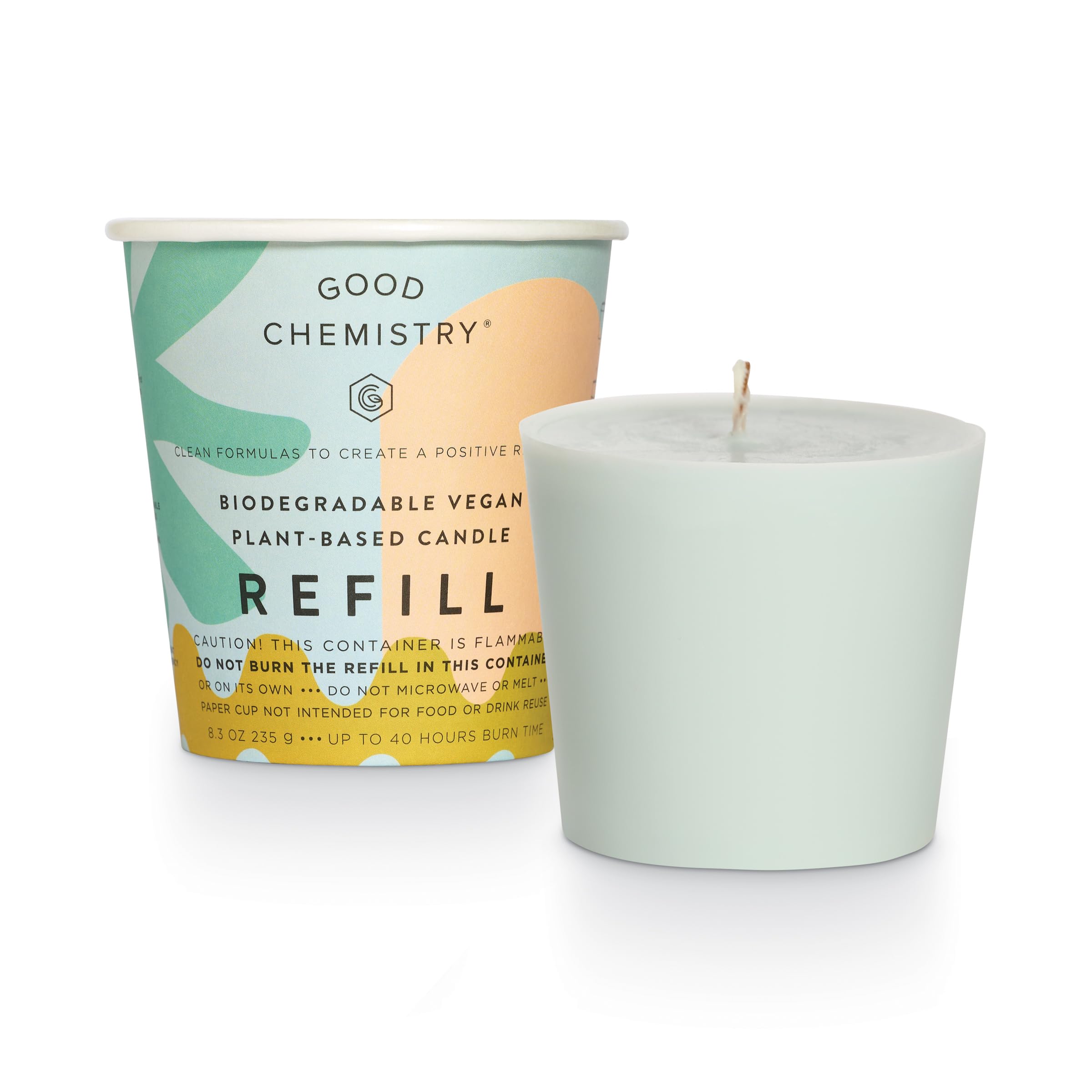 Good Chemistry Sea Salt + Soothe Biodegradable Candle Refill