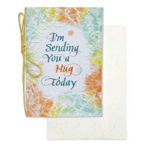 blue mountain arts encouragement card—appreciation card, friend card, thinking of you card, just because card (i’m sending you a hug today)