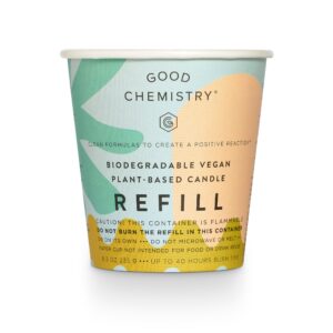 good chemistry sea salt + soothe biodegradable candle refill