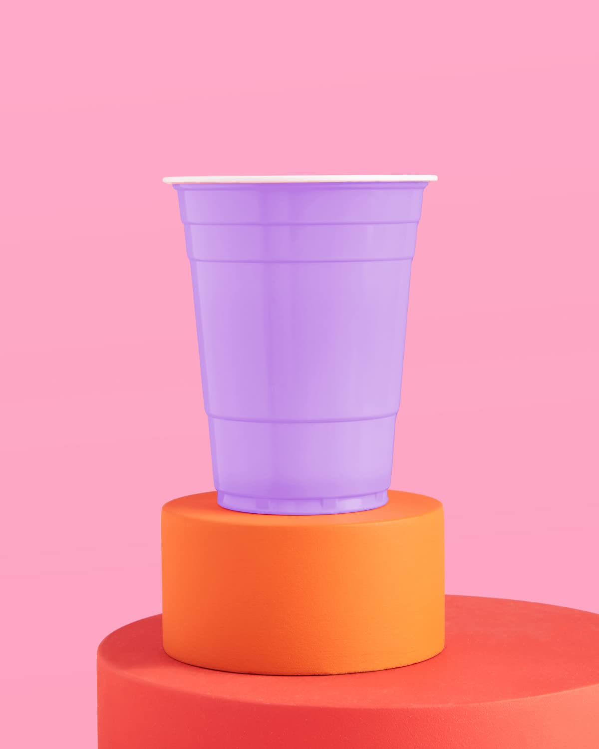 xo, Fetti Party Decorations Lavender Plastic Cups - 50 Purple Matte 16 oz Disposable Cups | Bachelorette Party, Birthday Party, Party Favors, Baby Shower Supplies