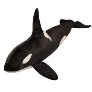 yuzhinuo simulation killer whale plush toys stuffed orcinus orca fish doll shark cartoon soft sleep pillow kids girls baby funny gift (19 inch)