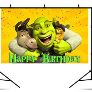 Backdrop for Birthday Party Decorations, Donkey Background for Baby Shower Party Cake Table Decorations Supplies, Banner, 5x3ft