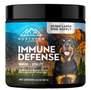 northern cascades dog immunity supplement supporting superfood mushroom to strengthen k9 immune system and increase vitality